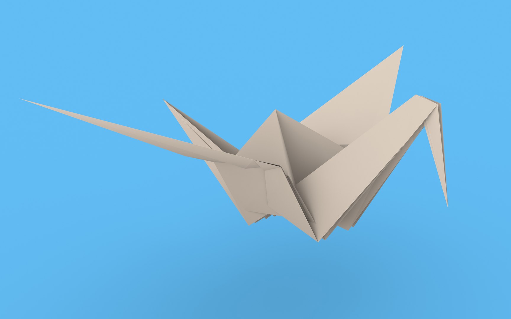 Origami Paper Crane Animated Model - TurboSquid 1994526