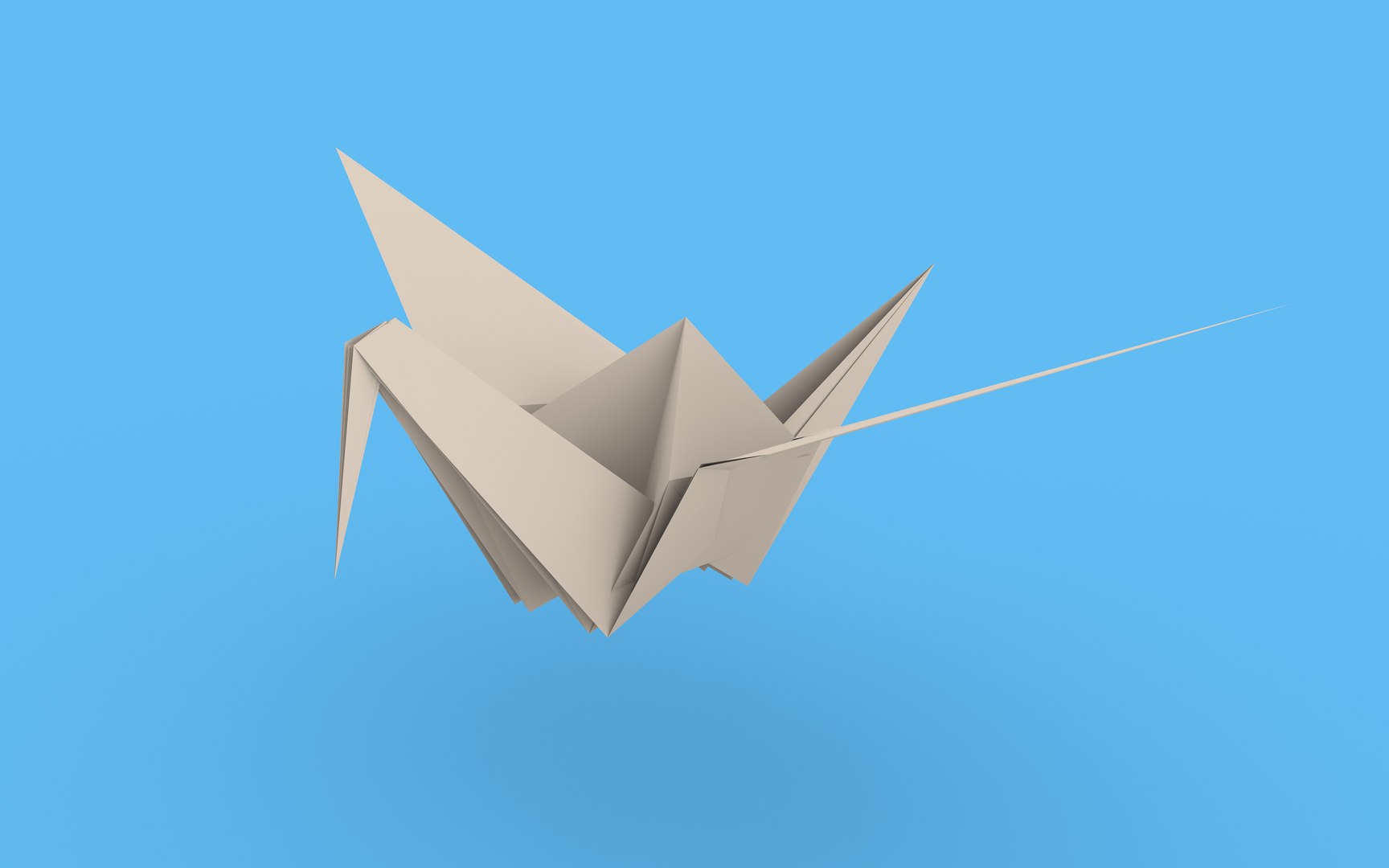 Origami Paper Crane Animated Model - TurboSquid 1994526