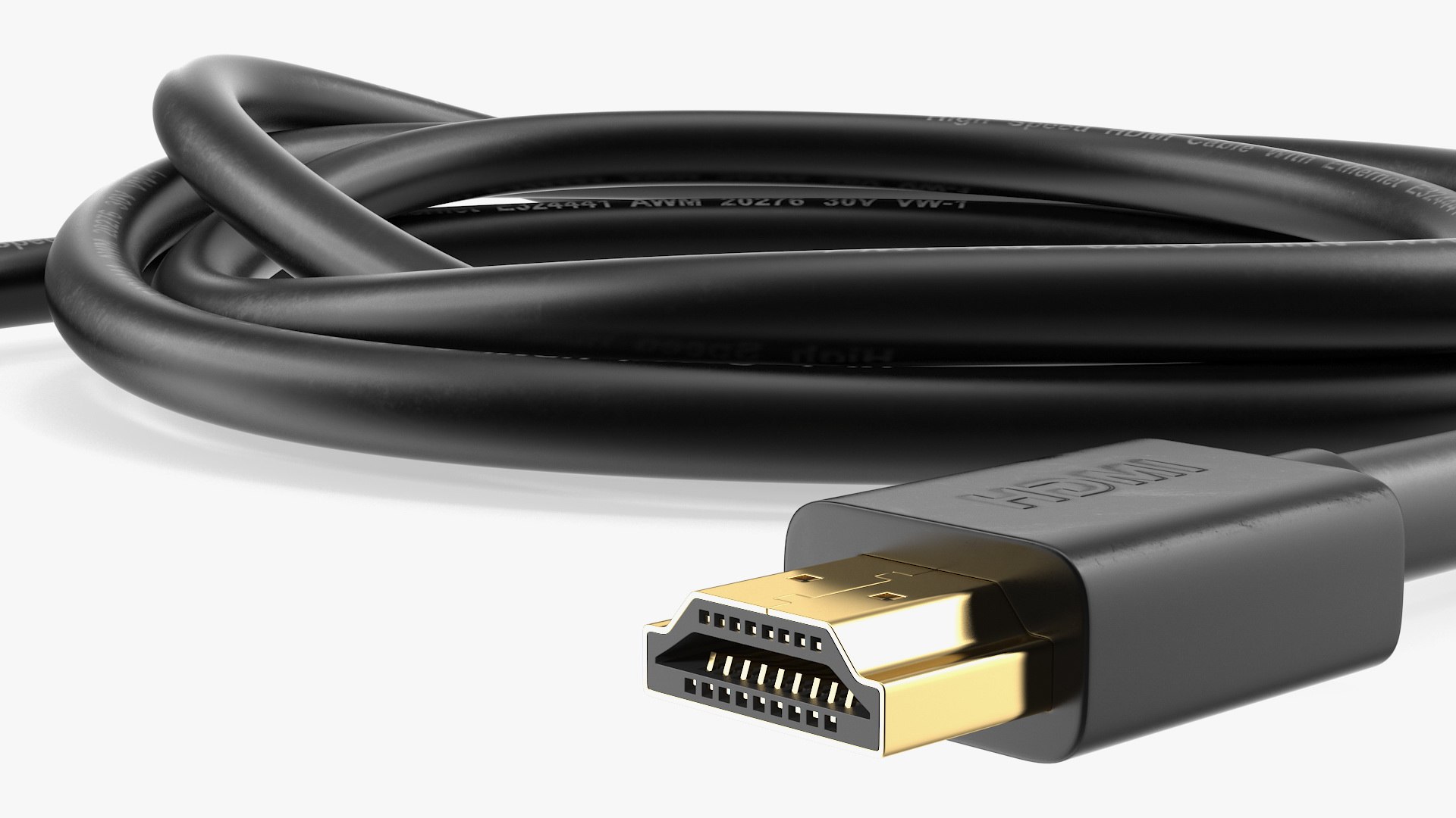 Hdmi cable model - TurboSquid 1451810