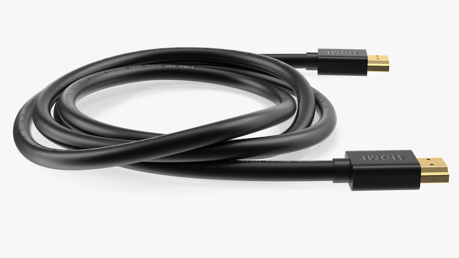 Hdmi cable model - TurboSquid 1451810