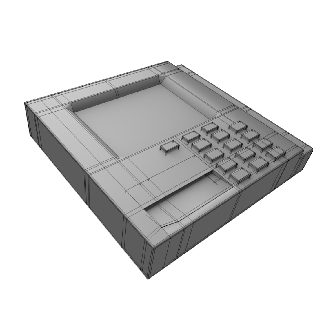 3d Credit Card Reader Model