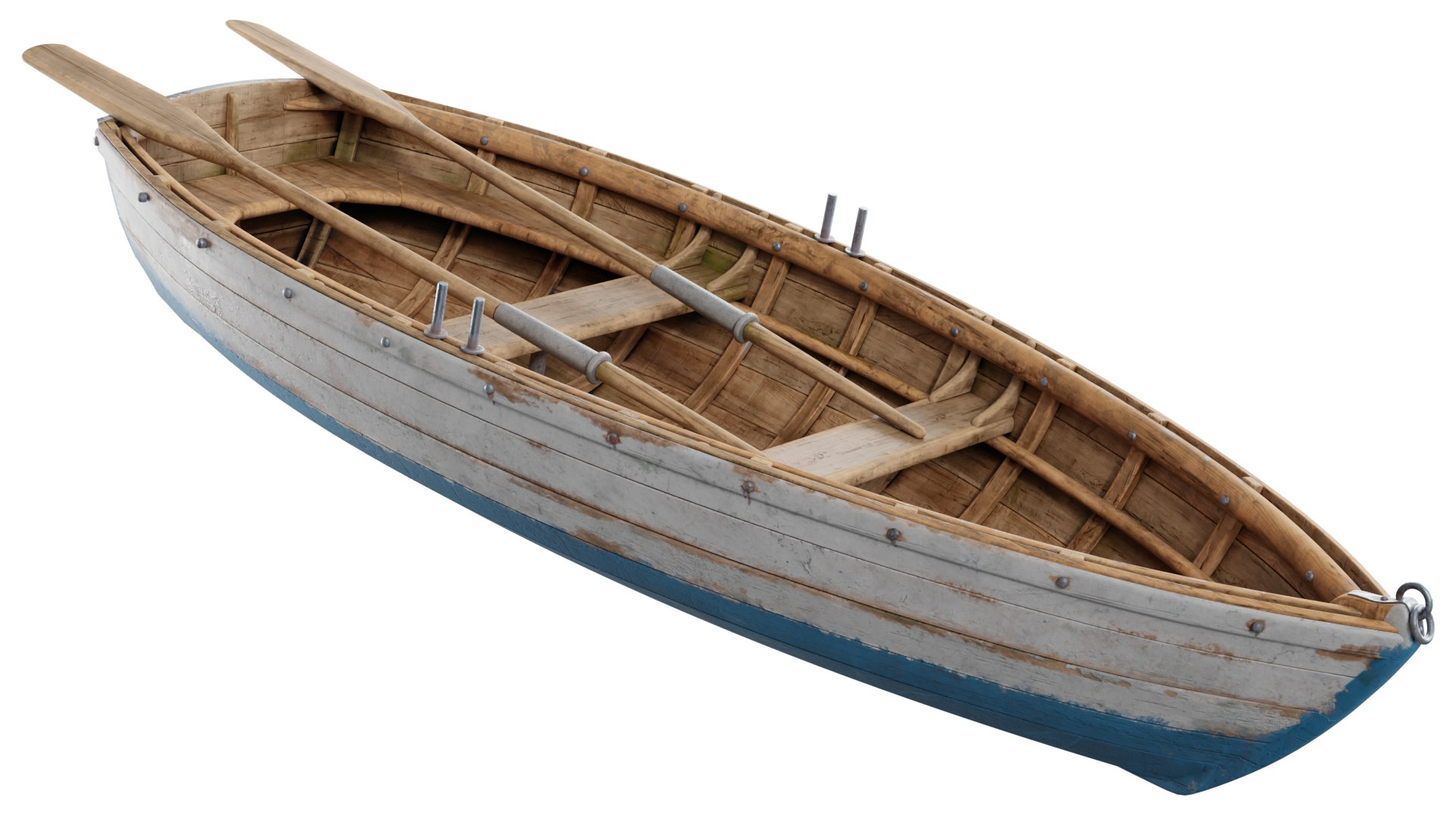 3D Old Boat 01 G Model - TurboSquid 2258689