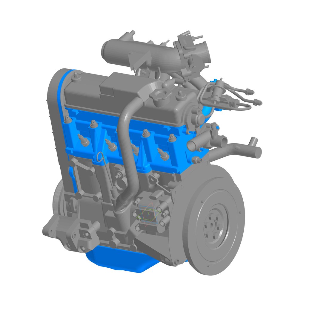 3D Model Engine Vaz 21083 - TurboSquid 2071181