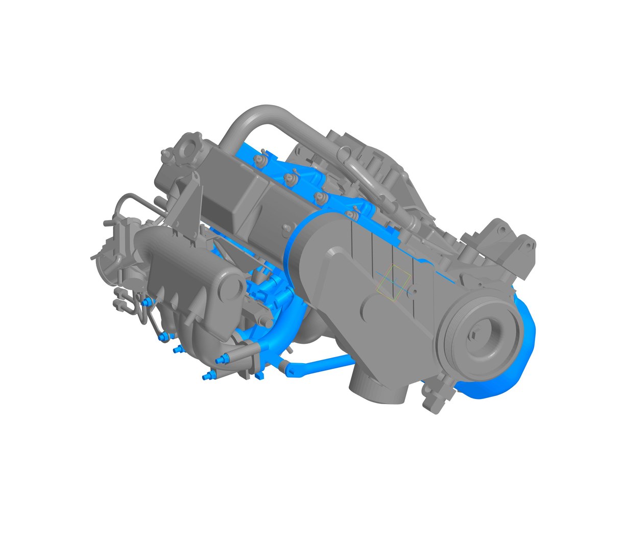 3D Model Engine Vaz 21083 - TurboSquid 2071181