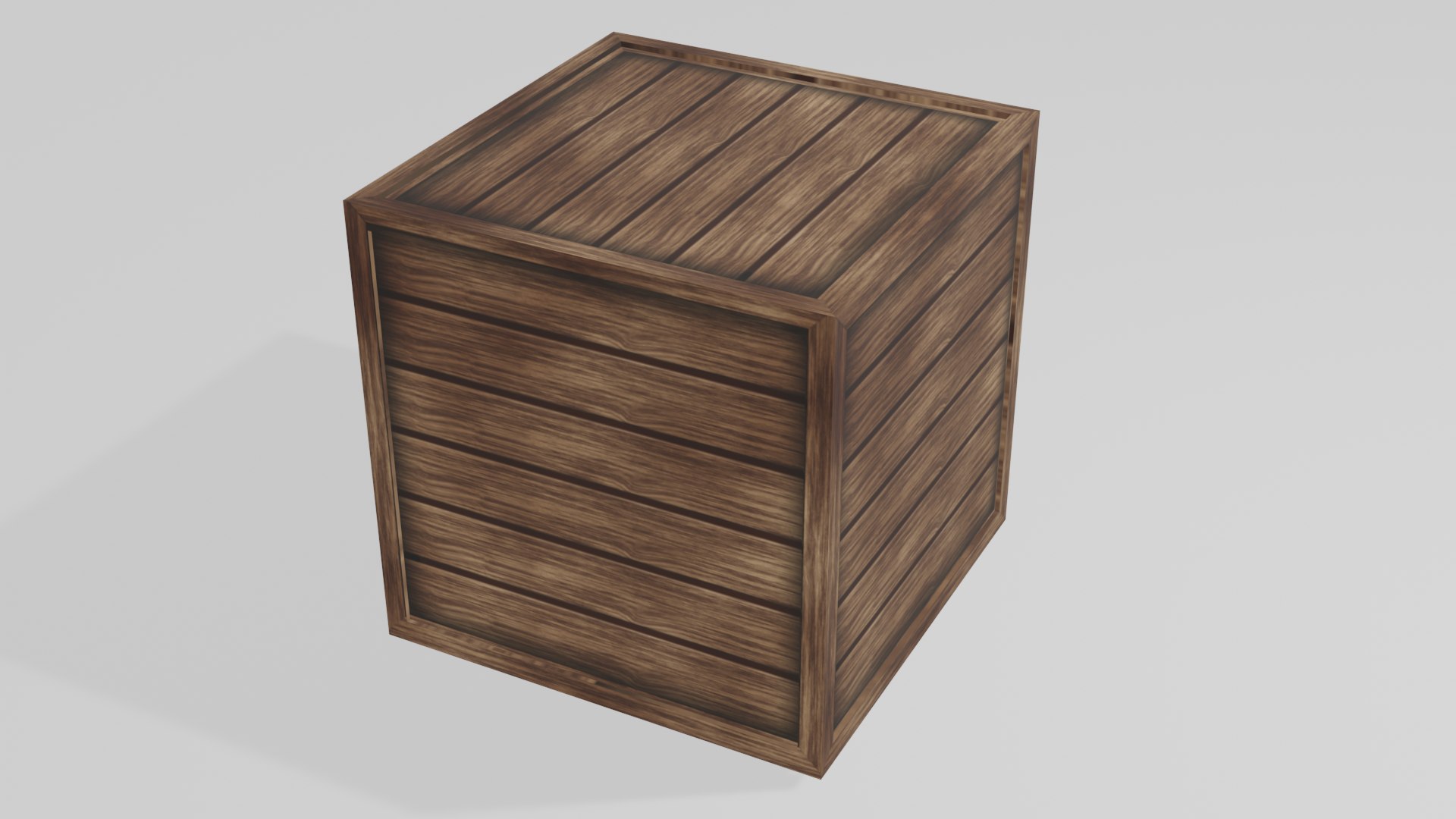 3D Wooden CrateBox Game Ready - TurboSquid 1967970
