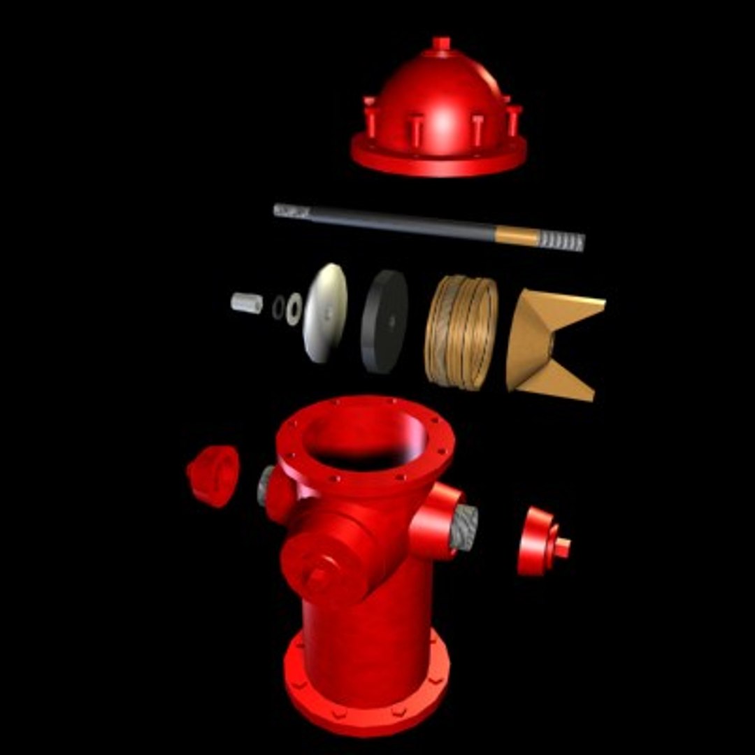 3d Hydrant Shockwave Real-time