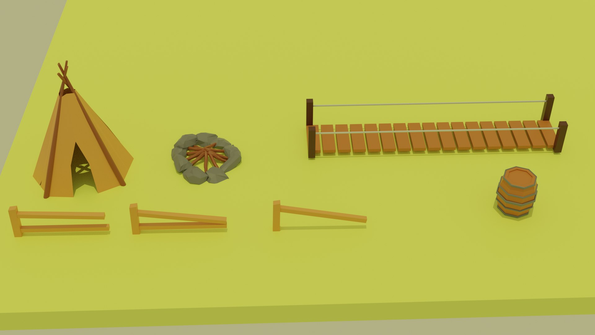 3D model Low Poly Desert Pack - TurboSquid 2179206