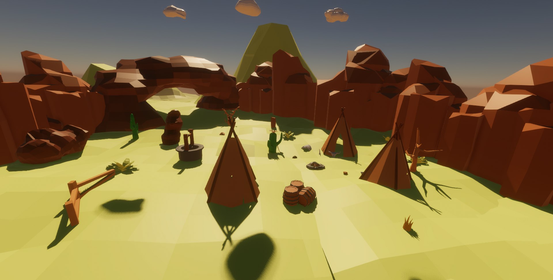 3D model Low Poly Desert Pack - TurboSquid 2179206