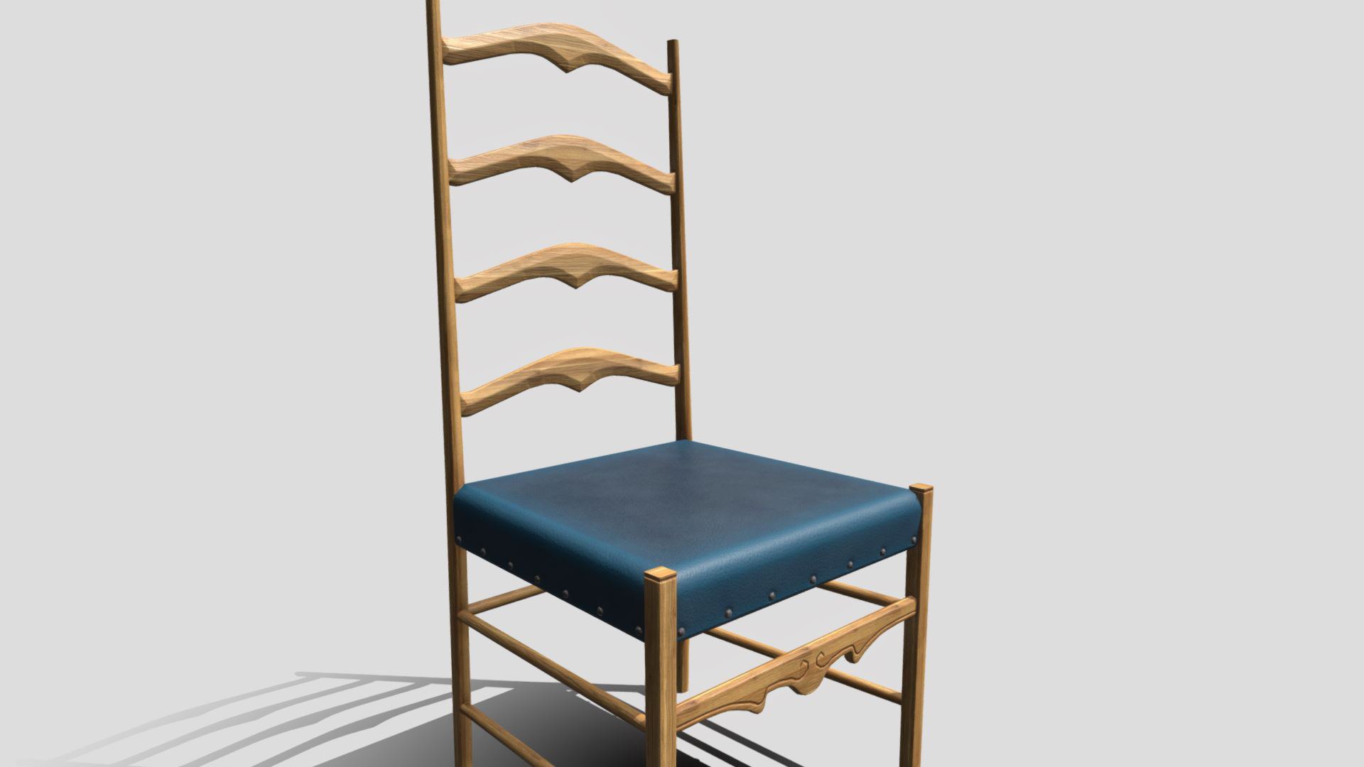 3D Kitchen Chair Model - TurboSquid 1481555
