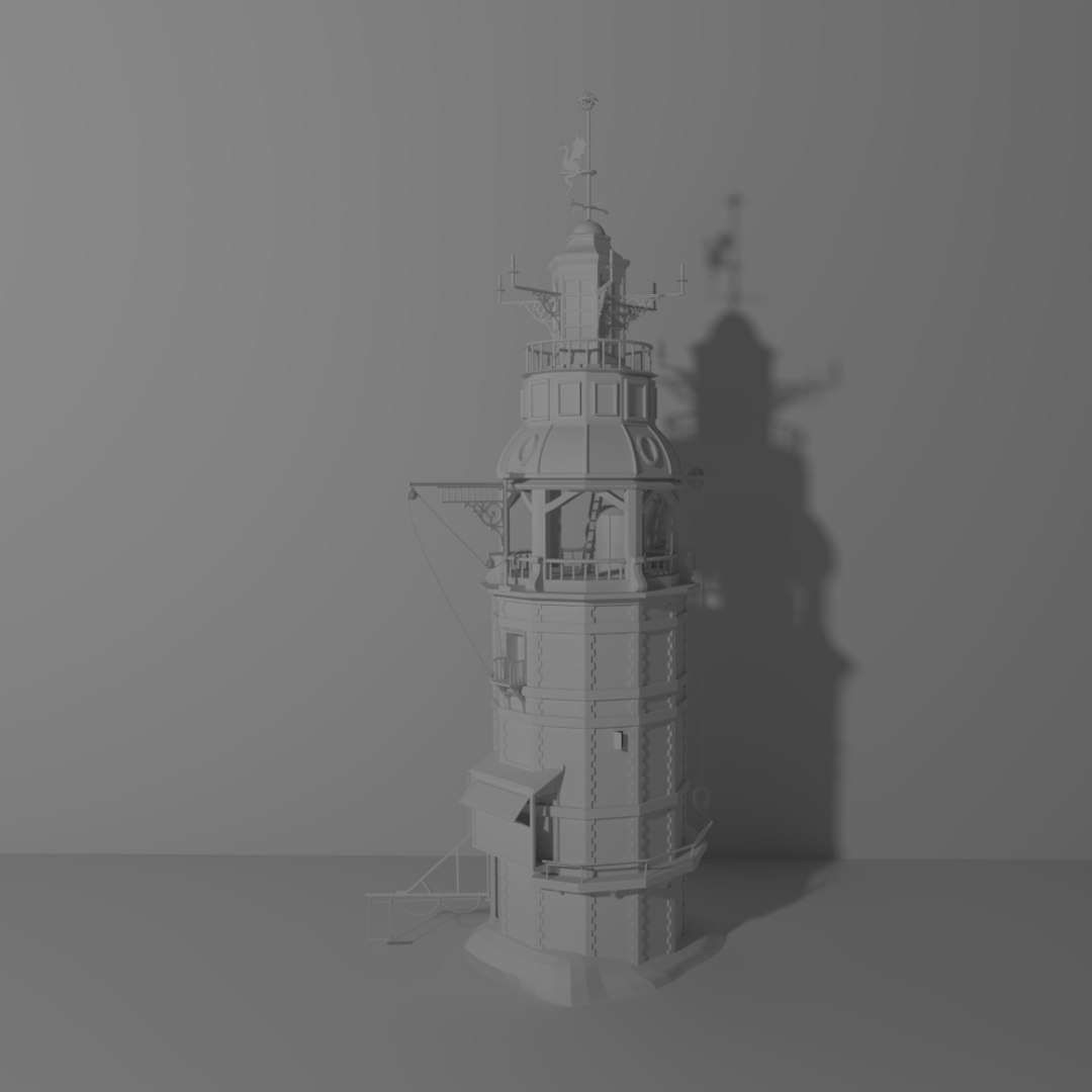 Light house 3D model - TurboSquid 1383233