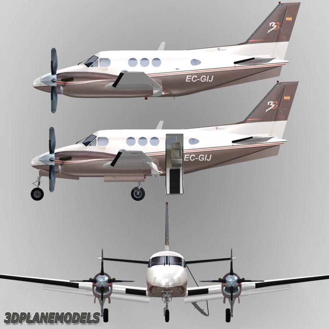 Dxf Beechcraft C90 King Air