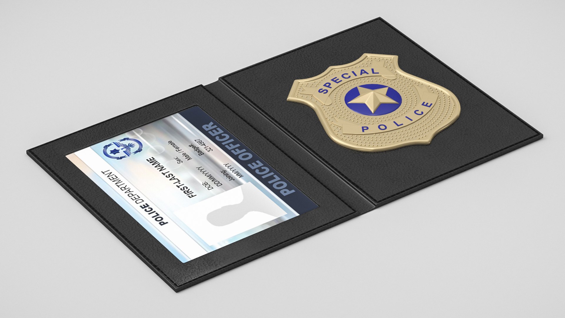 3D Police Badge 06 - TurboSquid 1891728