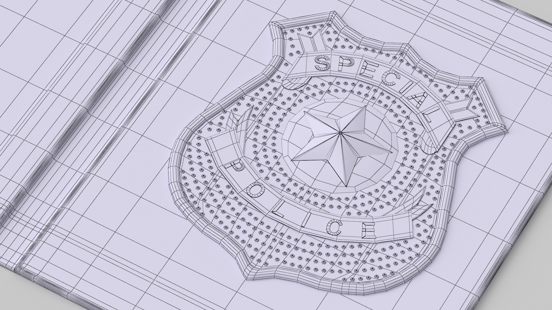 3D Police Badge 06 - TurboSquid 1891728