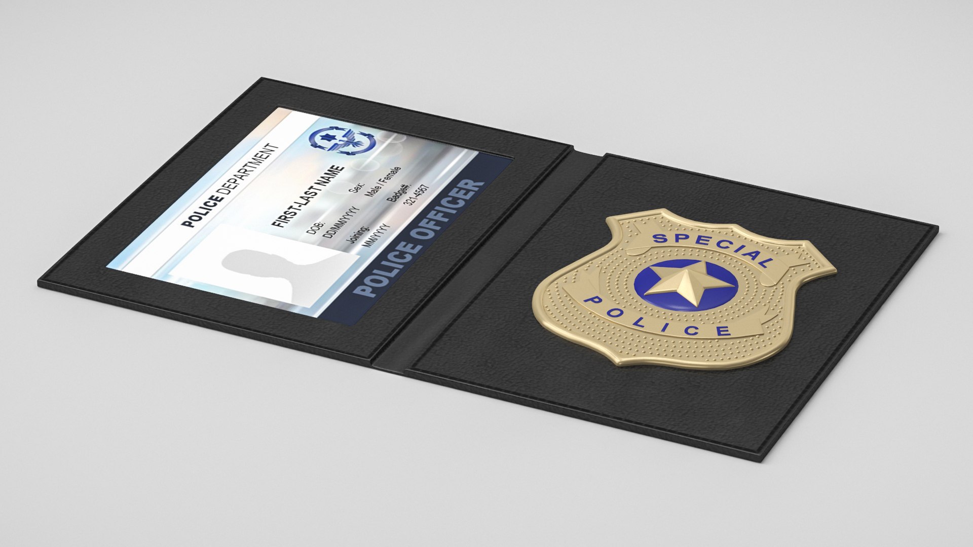 3D Police Badge 06 - TurboSquid 1891728