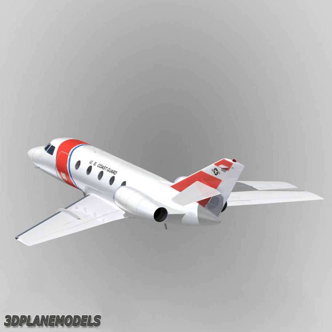 3d Model Dassault Falcon 20 200