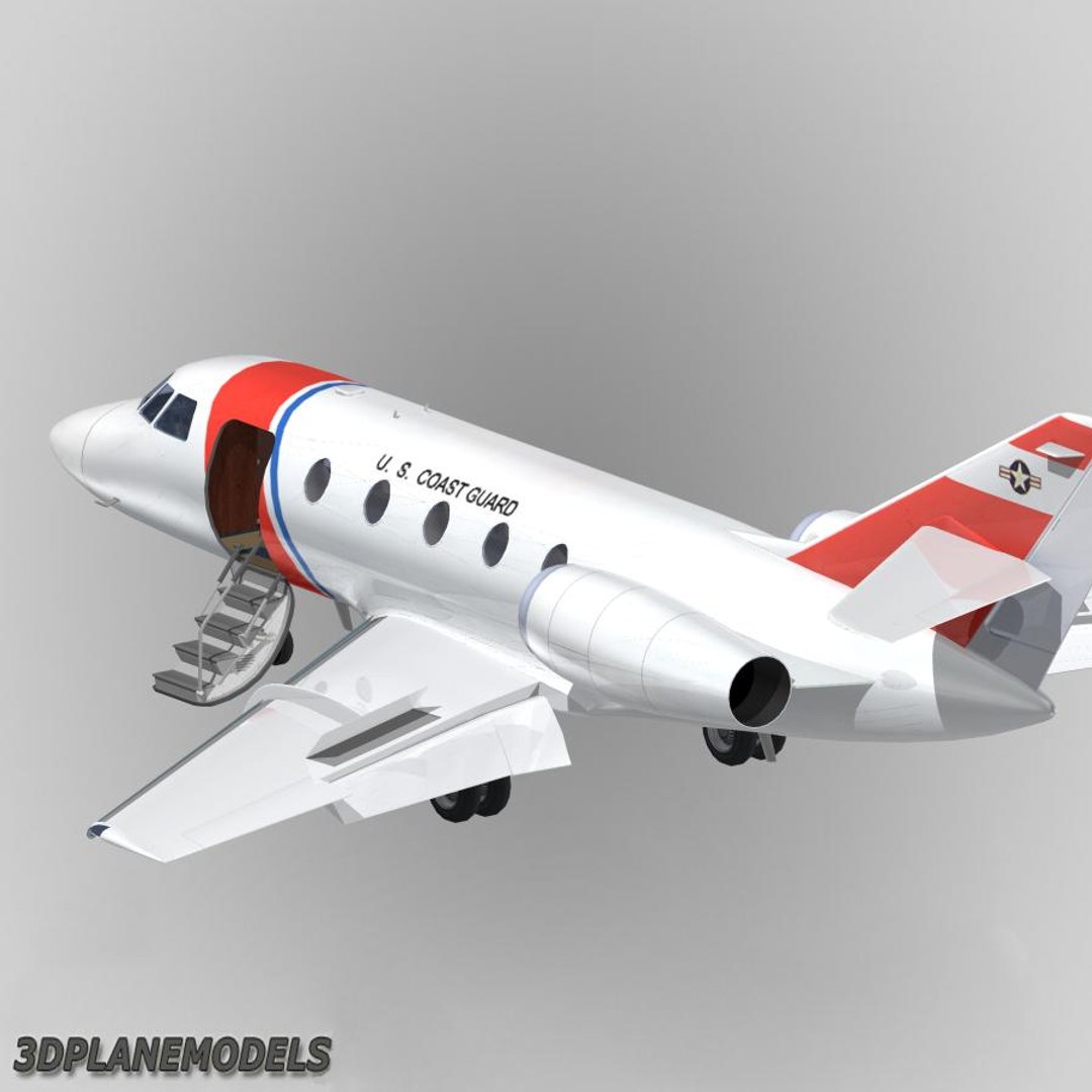 3d Model Dassault Falcon 20 200