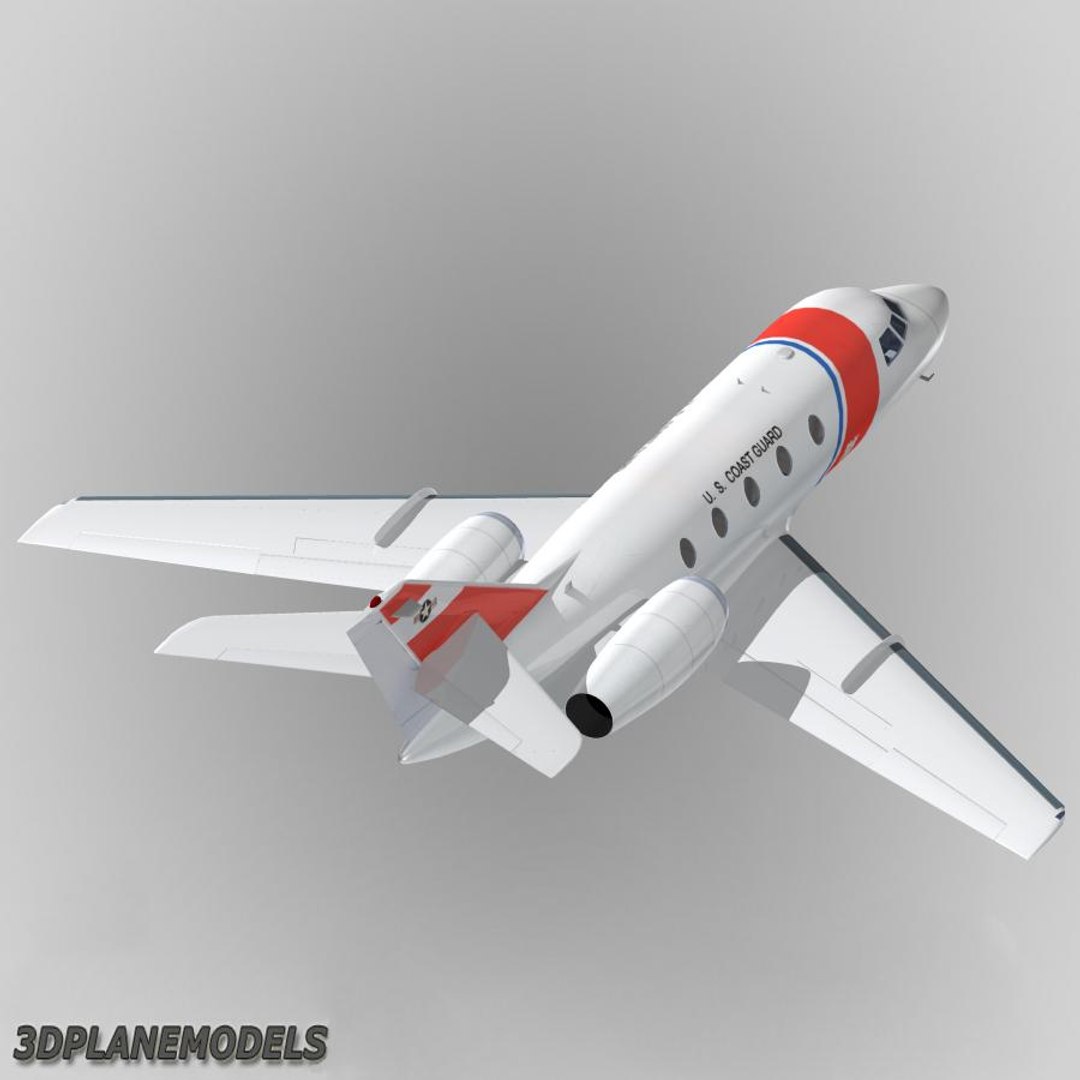 3d Model Dassault Falcon 20 200