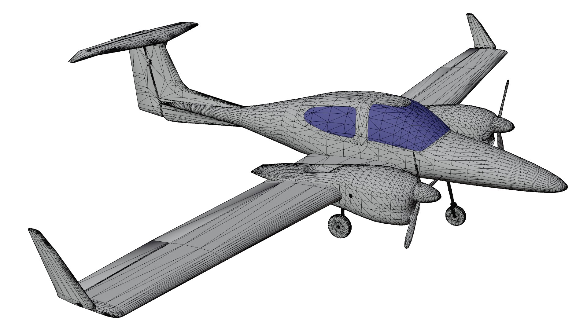 Diamond Da42 Model - TurboSquid 2240209