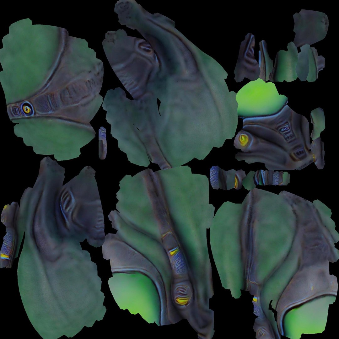 Realistic Green Alien Low-poly 3D Model 3D Model - TurboSquid 2210739