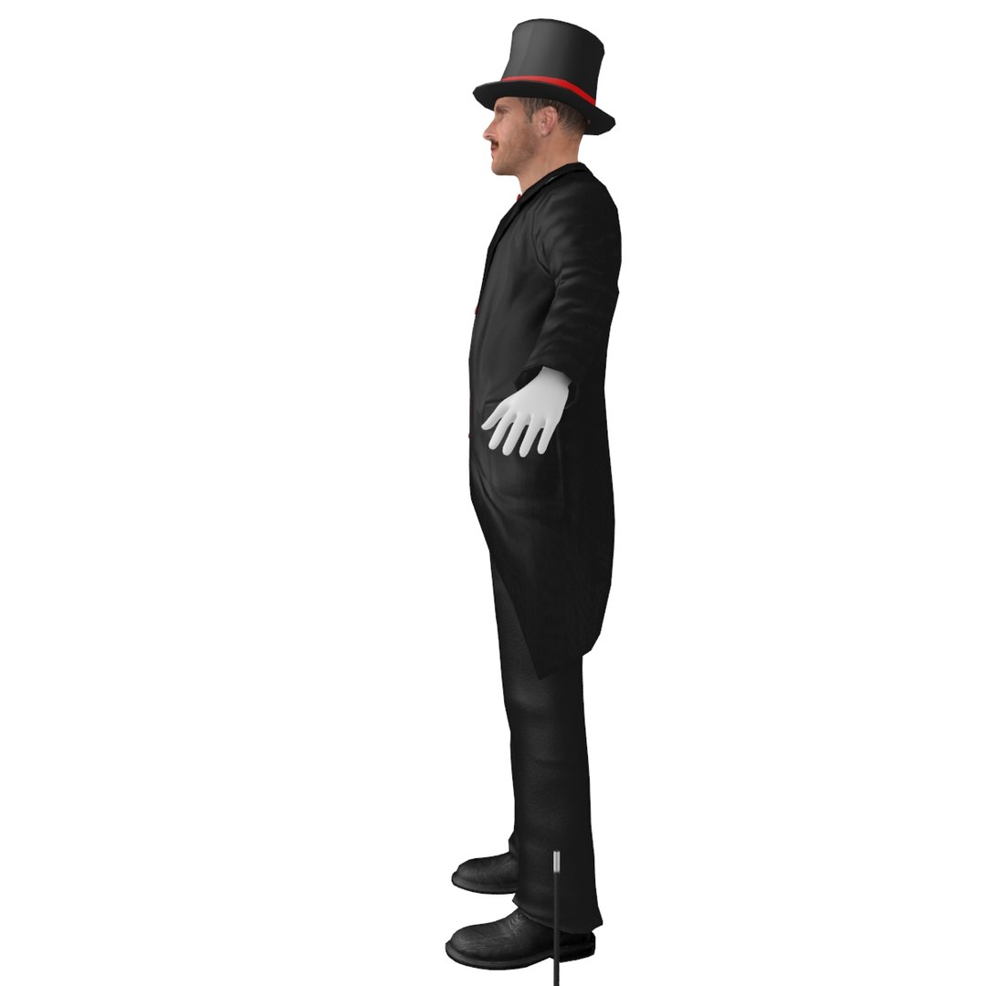 3D Model Magician Body Head - TurboSquid 1313648