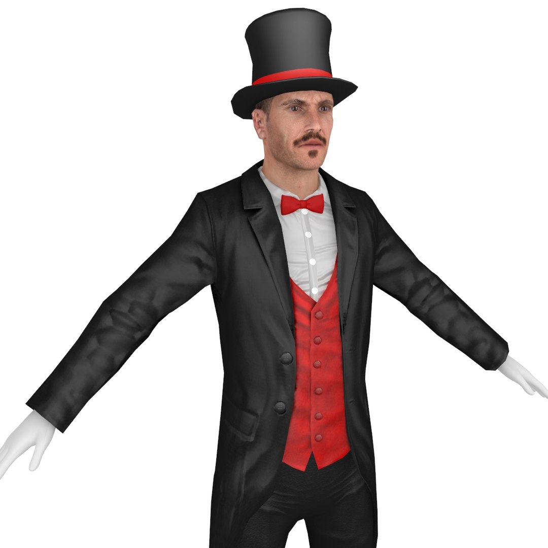 3D Model Magician Body Head - TurboSquid 1313648