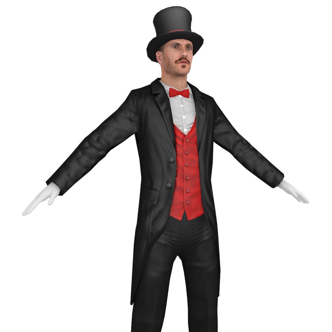 3D Model Magician Body Head - TurboSquid 1313648