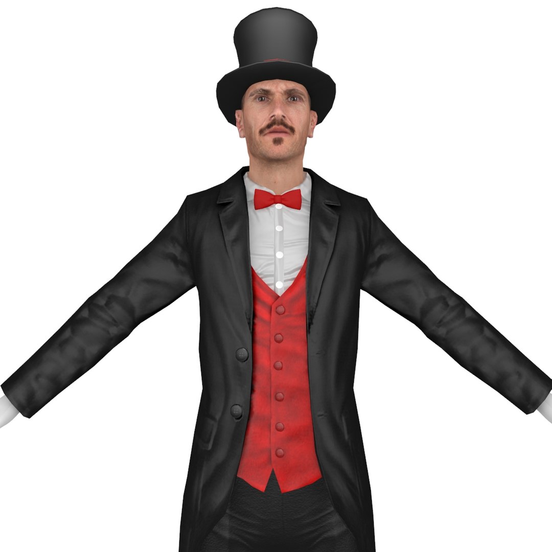 3D Model Magician Body Head - TurboSquid 1313648