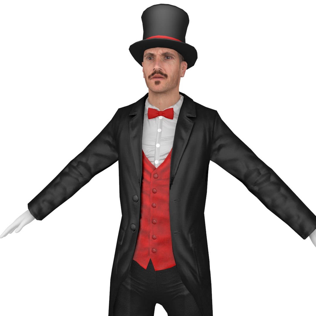 3D Model Magician Body Head - TurboSquid 1313648