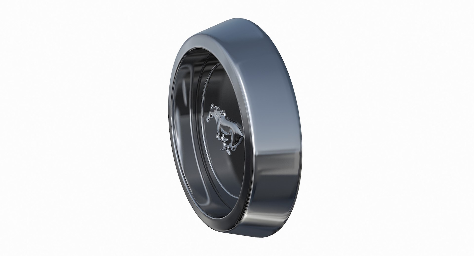 3D Wheel Center Cap Model - TurboSquid 1262614