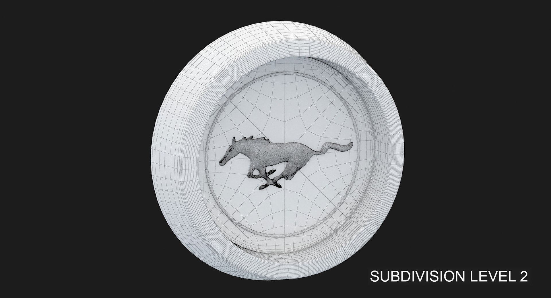 3D Wheel Center Cap Model - TurboSquid 1262614