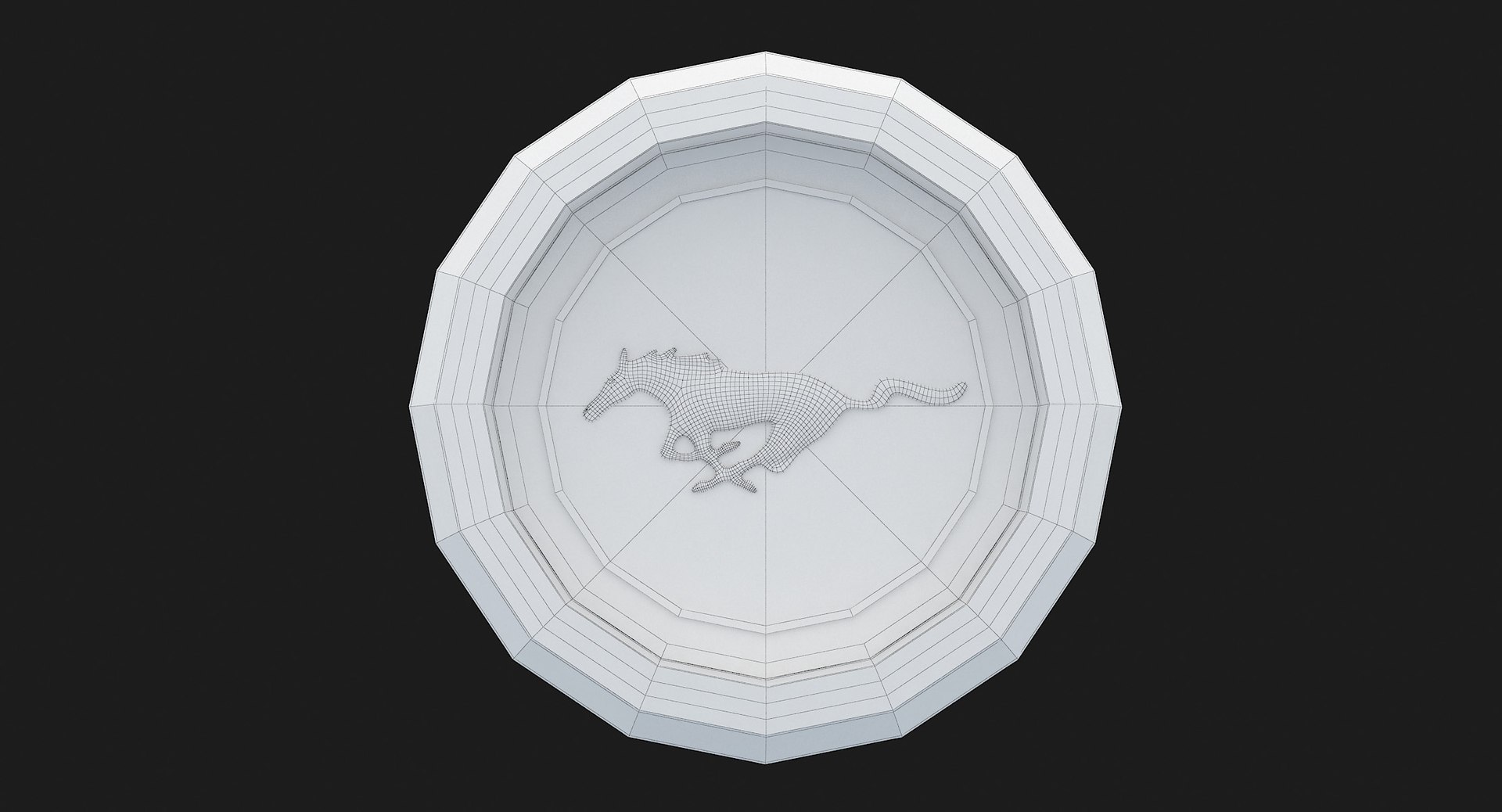 3D Wheel Center Cap Model - TurboSquid 1262614