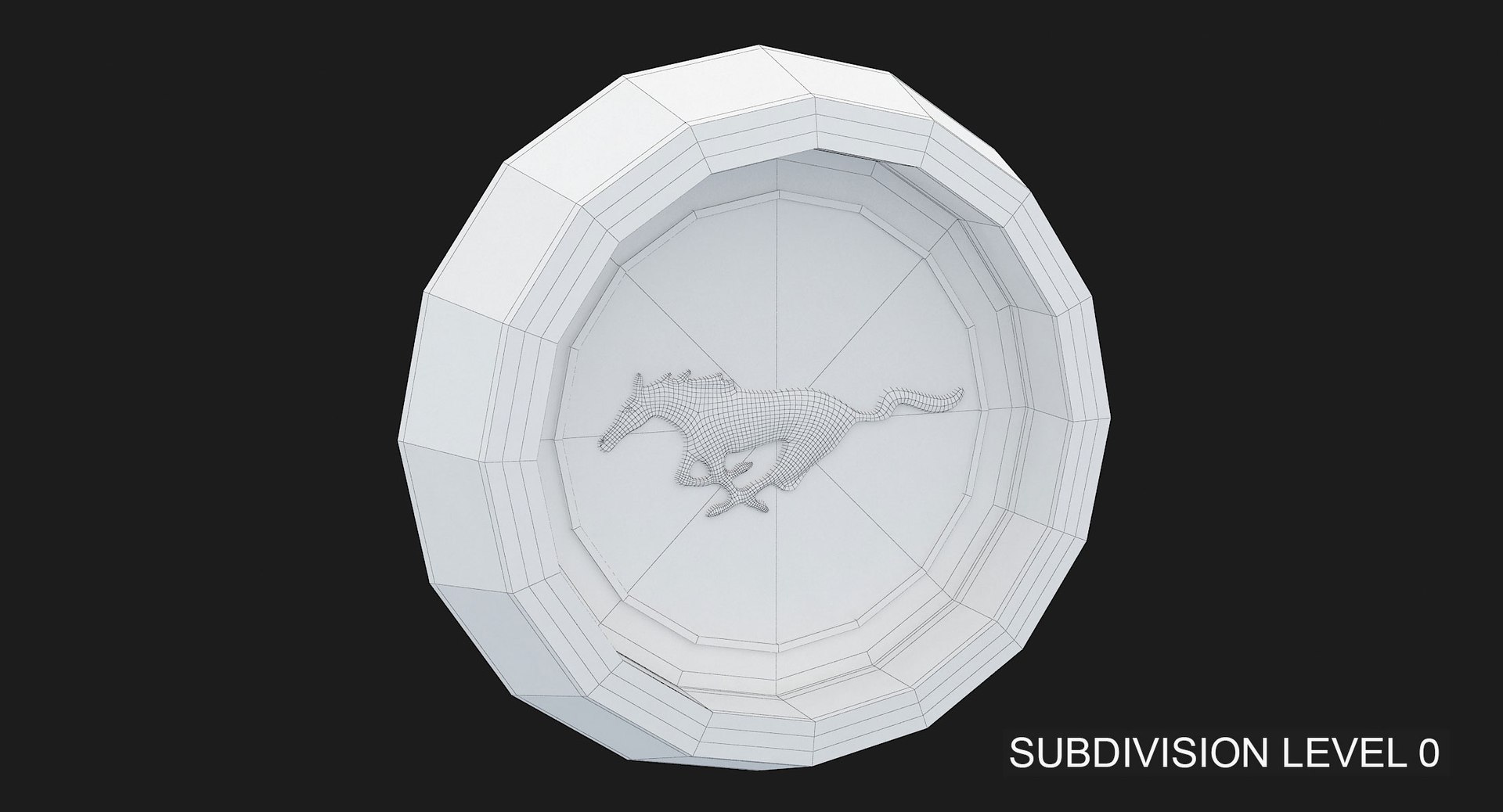 3D Wheel Center Cap Model - TurboSquid 1262614