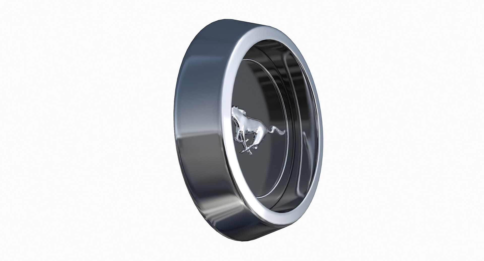 3D Wheel Center Cap Model - TurboSquid 1262614