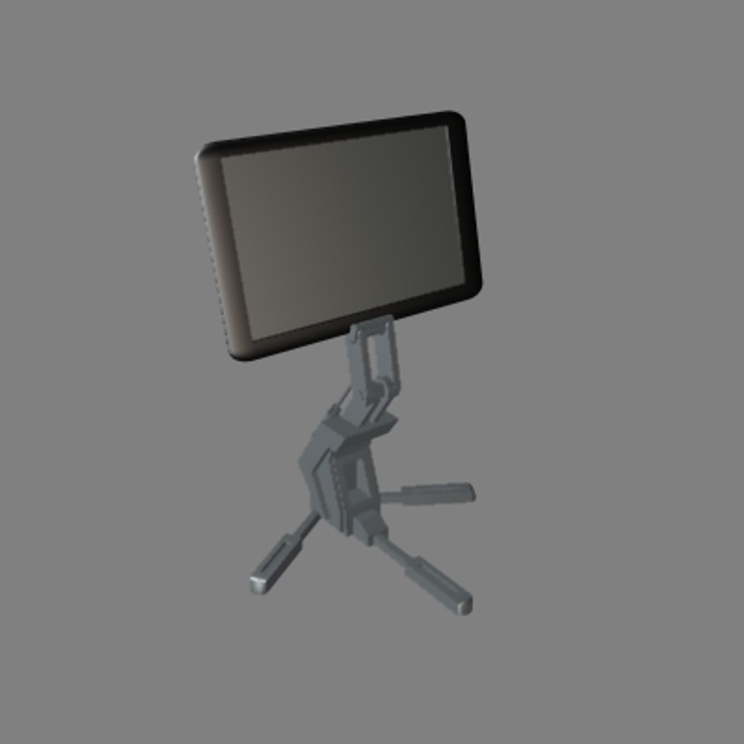 Hi Tech Display Monitor 3d Model