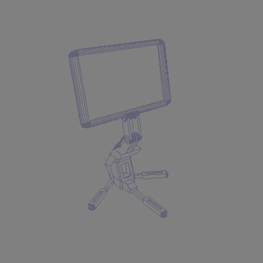 Hi Tech Display Monitor 3d Model