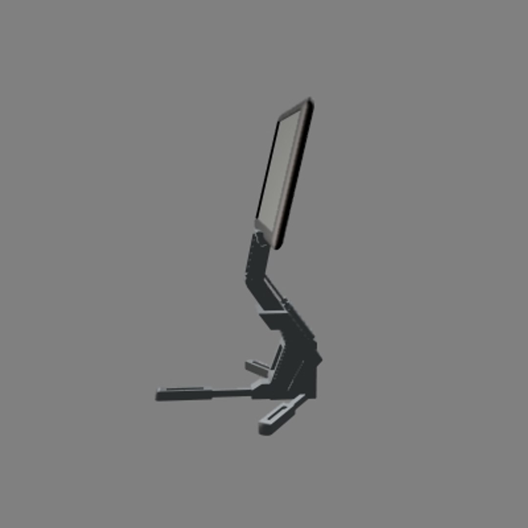 Hi Tech Display Monitor 3d Model