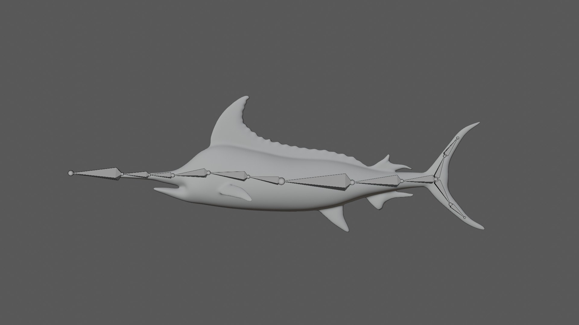 3D Fully Rigged Low Poly Swordfish - TurboSquid 1748773