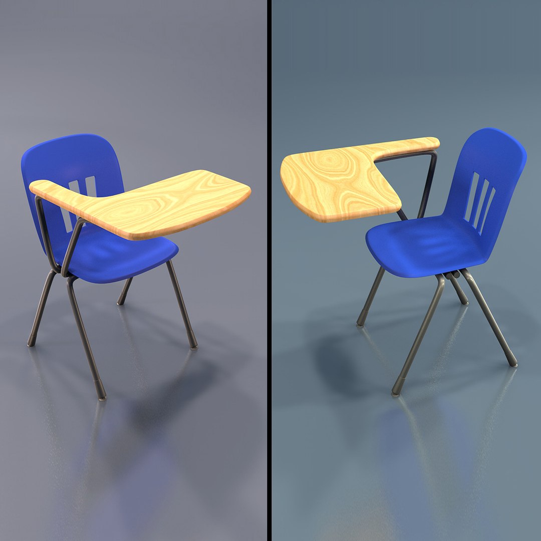 School Chair 3D Model - TurboSquid 1775817