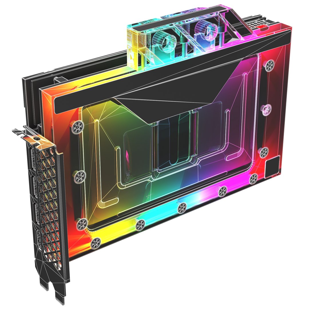 3D Inno3d RTX 4090 Ichill Frostbite model - TurboSquid 2069938