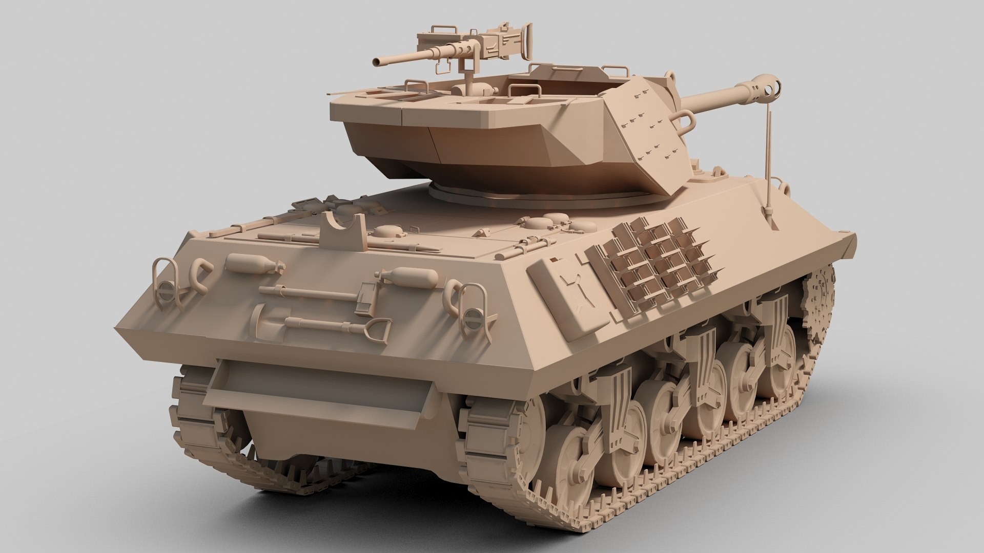 3D Model Ww2 M10 Achilles Tank Destroyer - TurboSquid 1555789