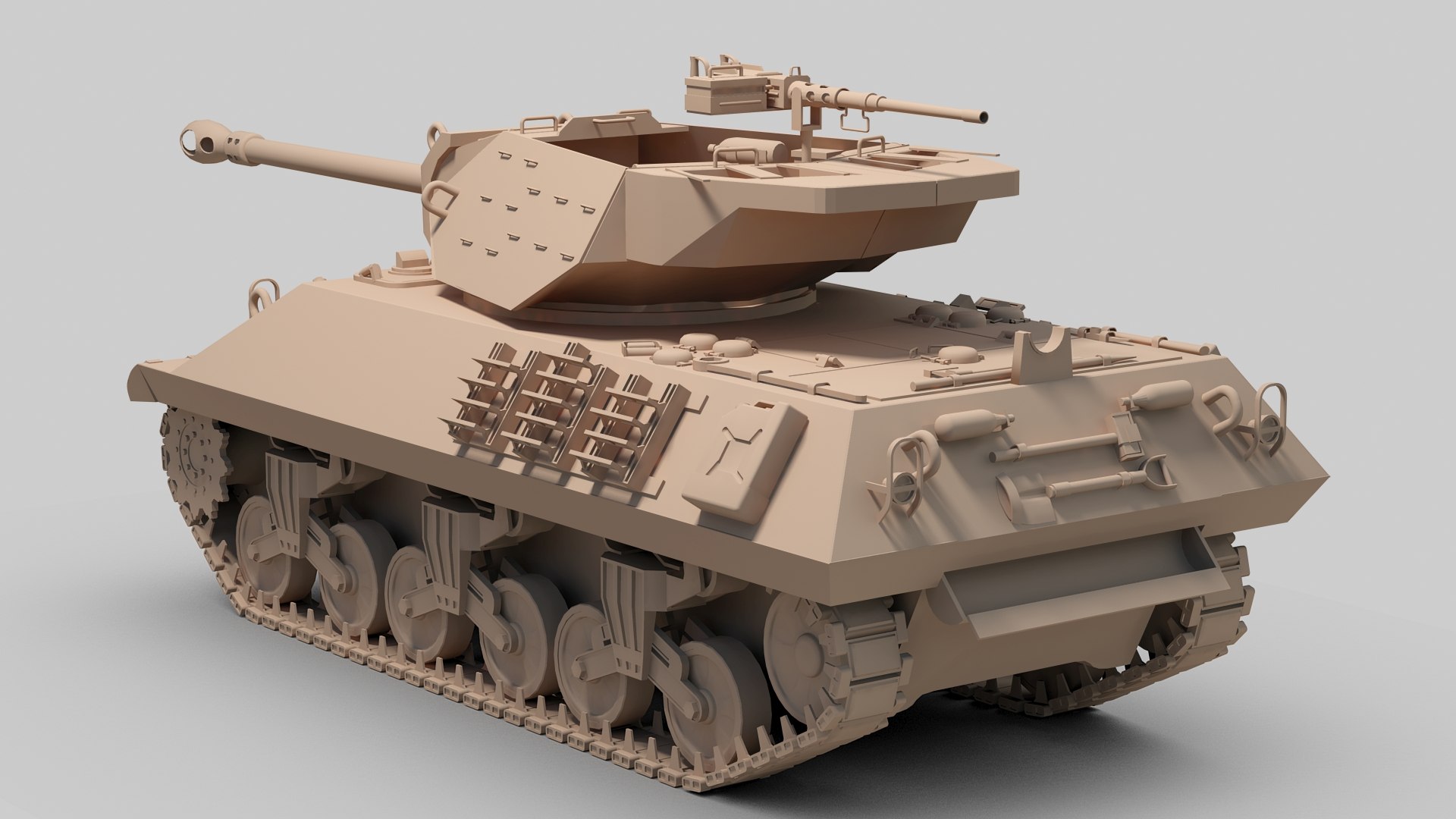 3D Model Ww2 M10 Achilles Tank Destroyer - TurboSquid 1555789
