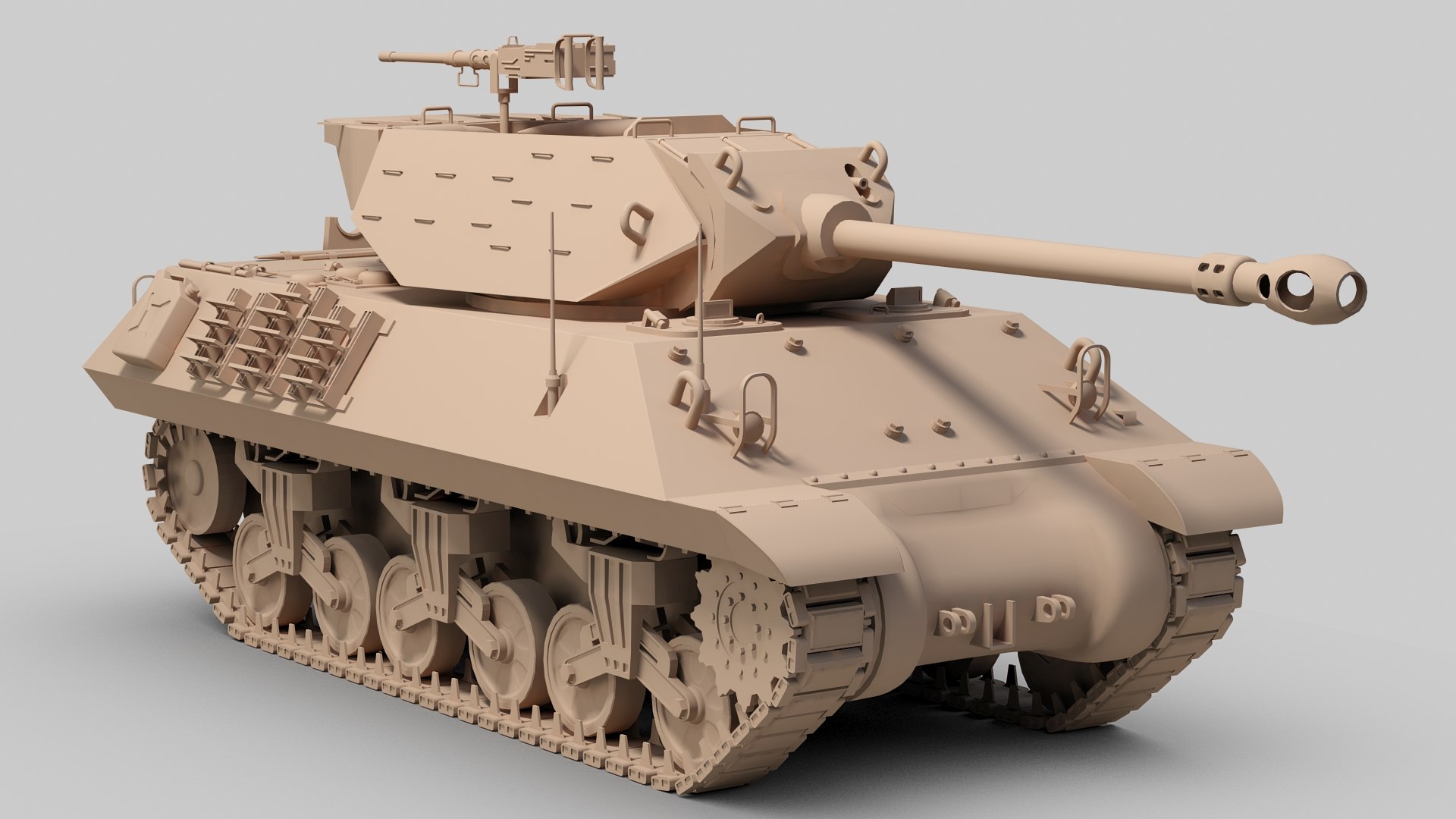 3D Model Ww2 M10 Achilles Tank Destroyer - TurboSquid 1555789