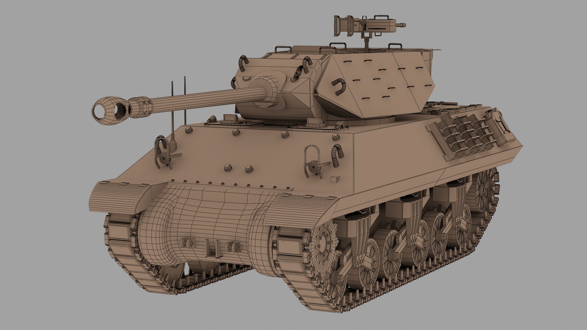 3D Model Ww2 M10 Achilles Tank Destroyer - TurboSquid 1555789