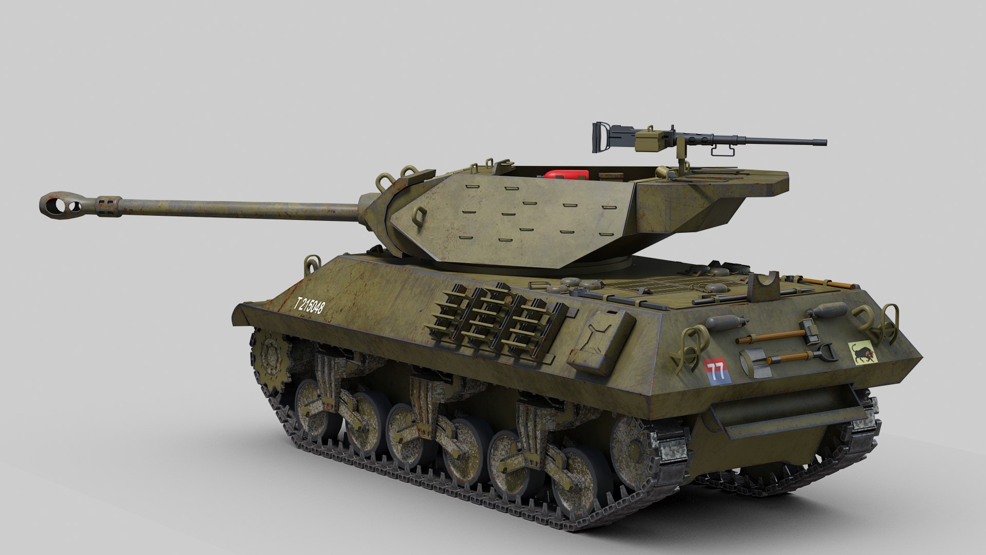 3D Model Ww2 M10 Achilles Tank Destroyer - TurboSquid 1555789