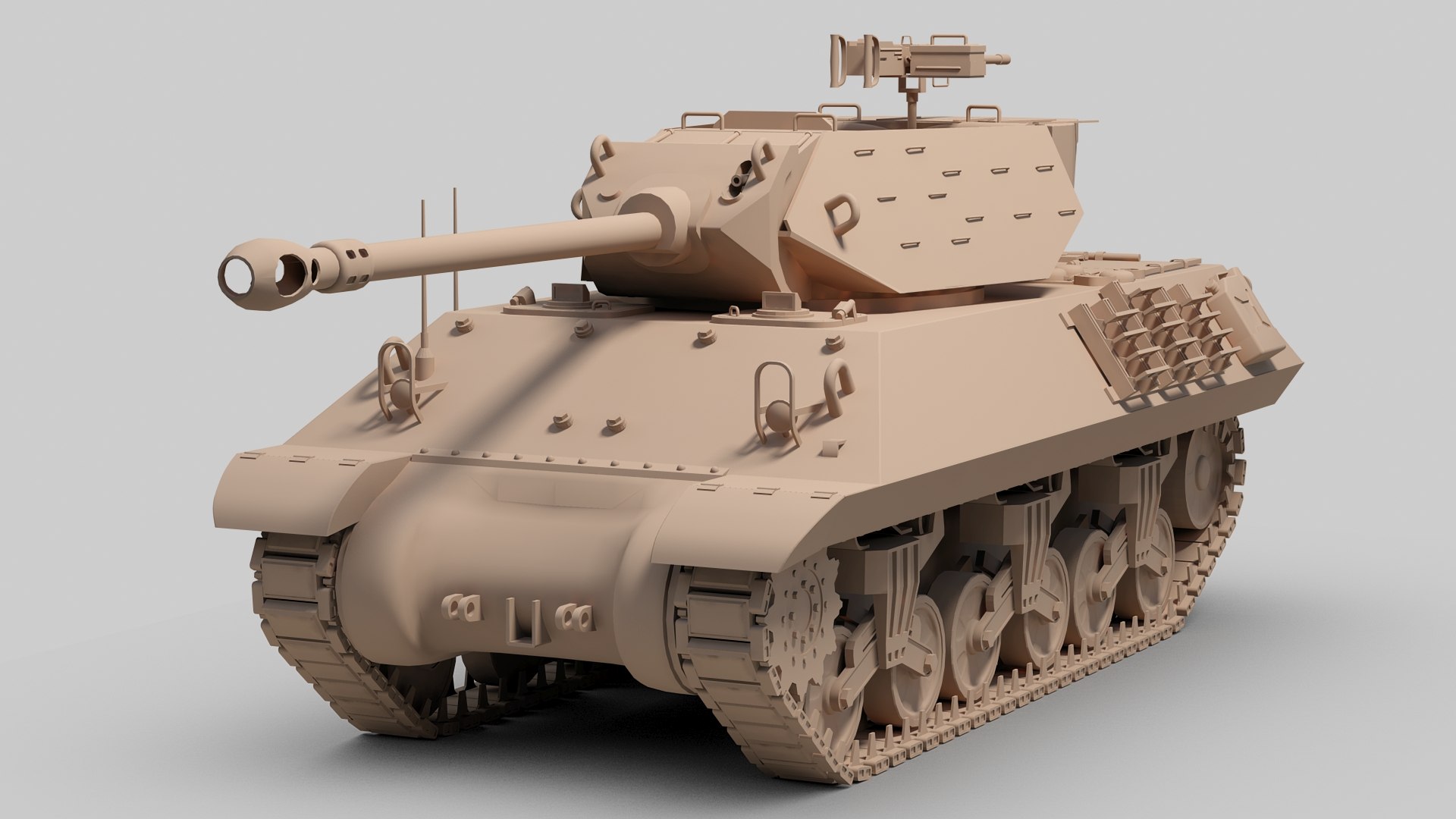 3D Model Ww2 M10 Achilles Tank Destroyer - TurboSquid 1555789