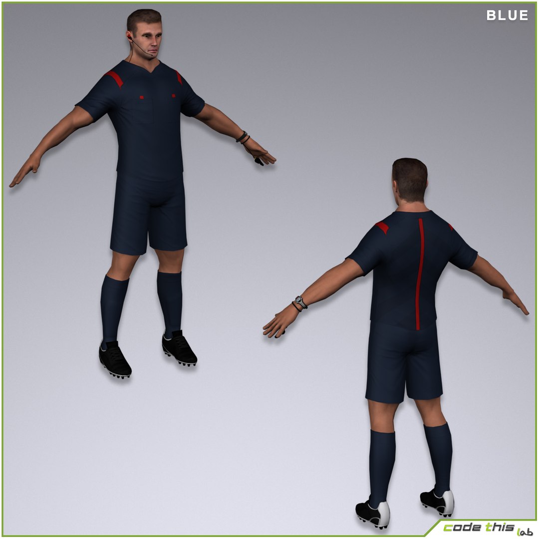Ref Referee 3d Model