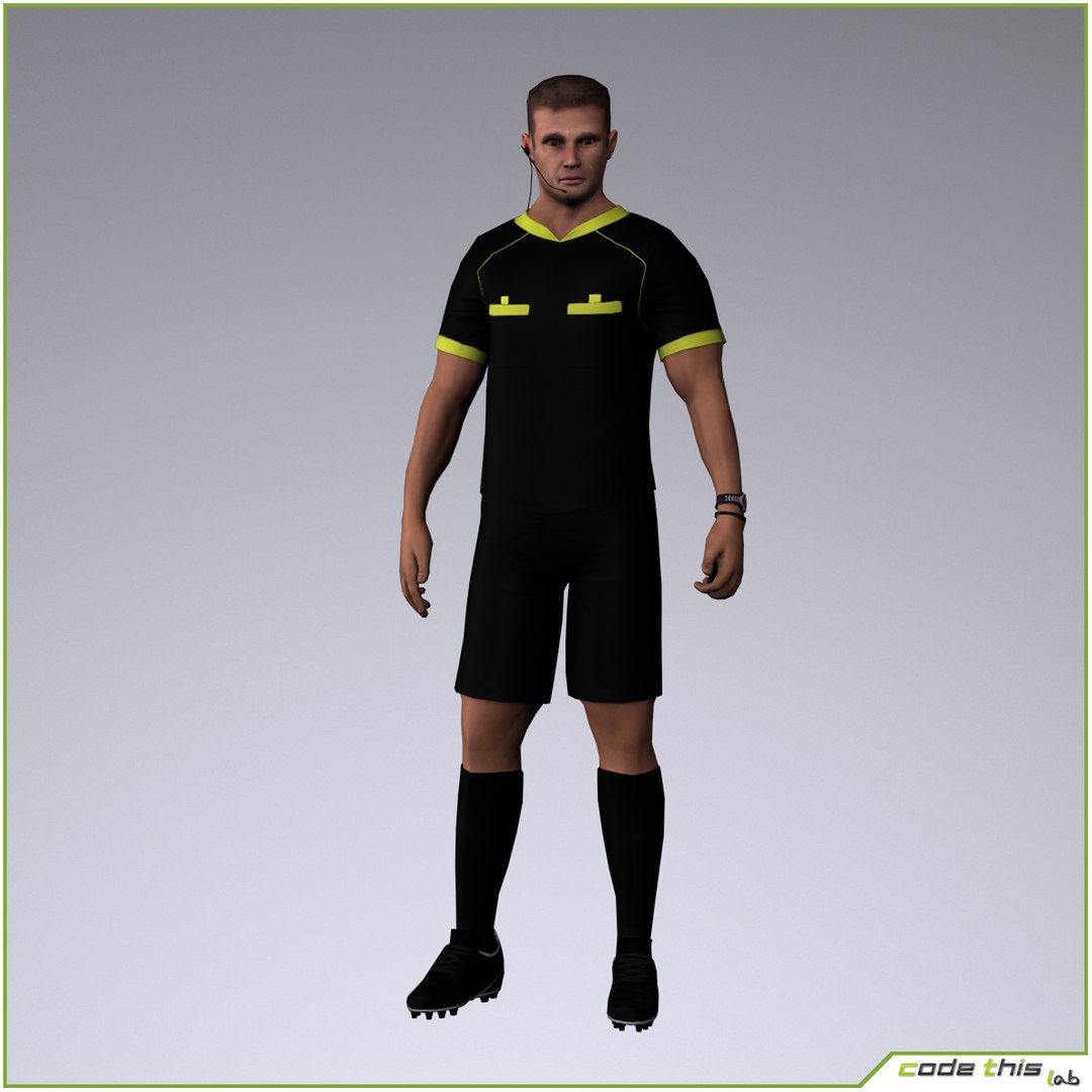 Ref Referee 3d Model