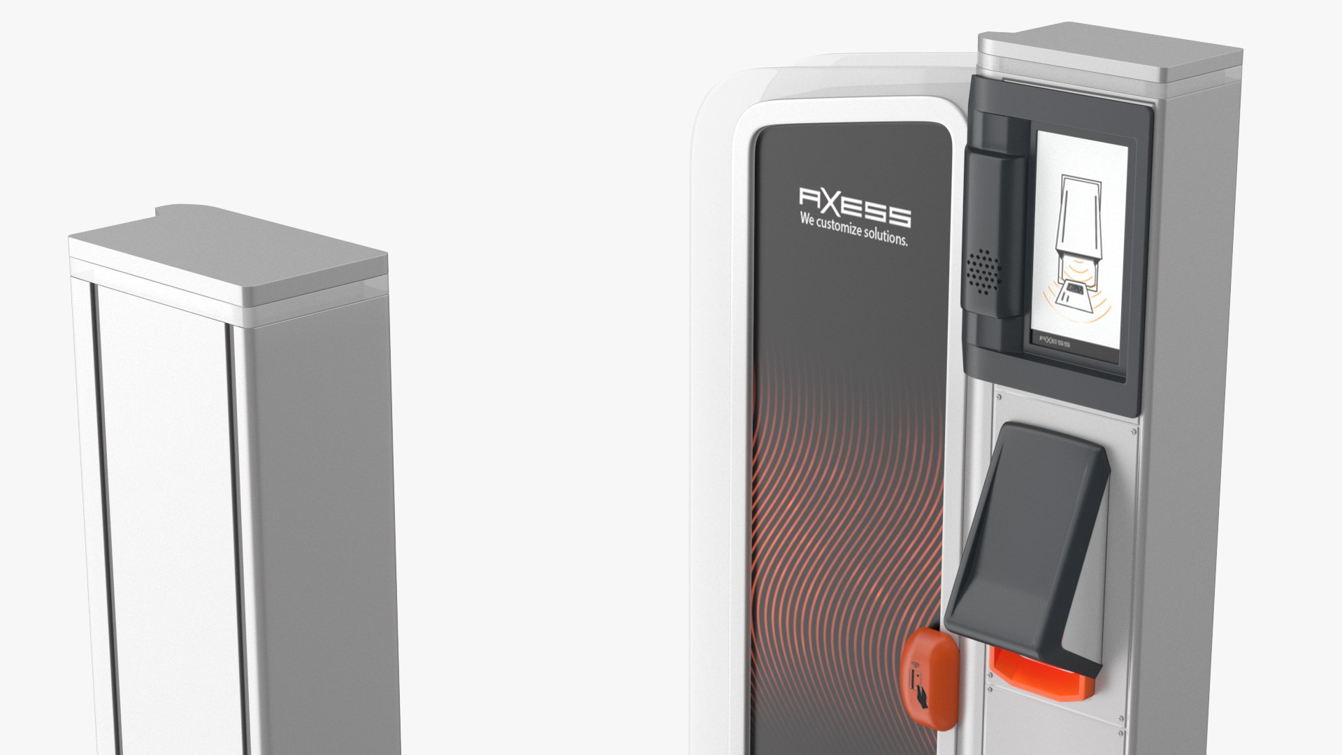 3D Axess AX500 Smart Gates Collection Model - TurboSquid 1868742