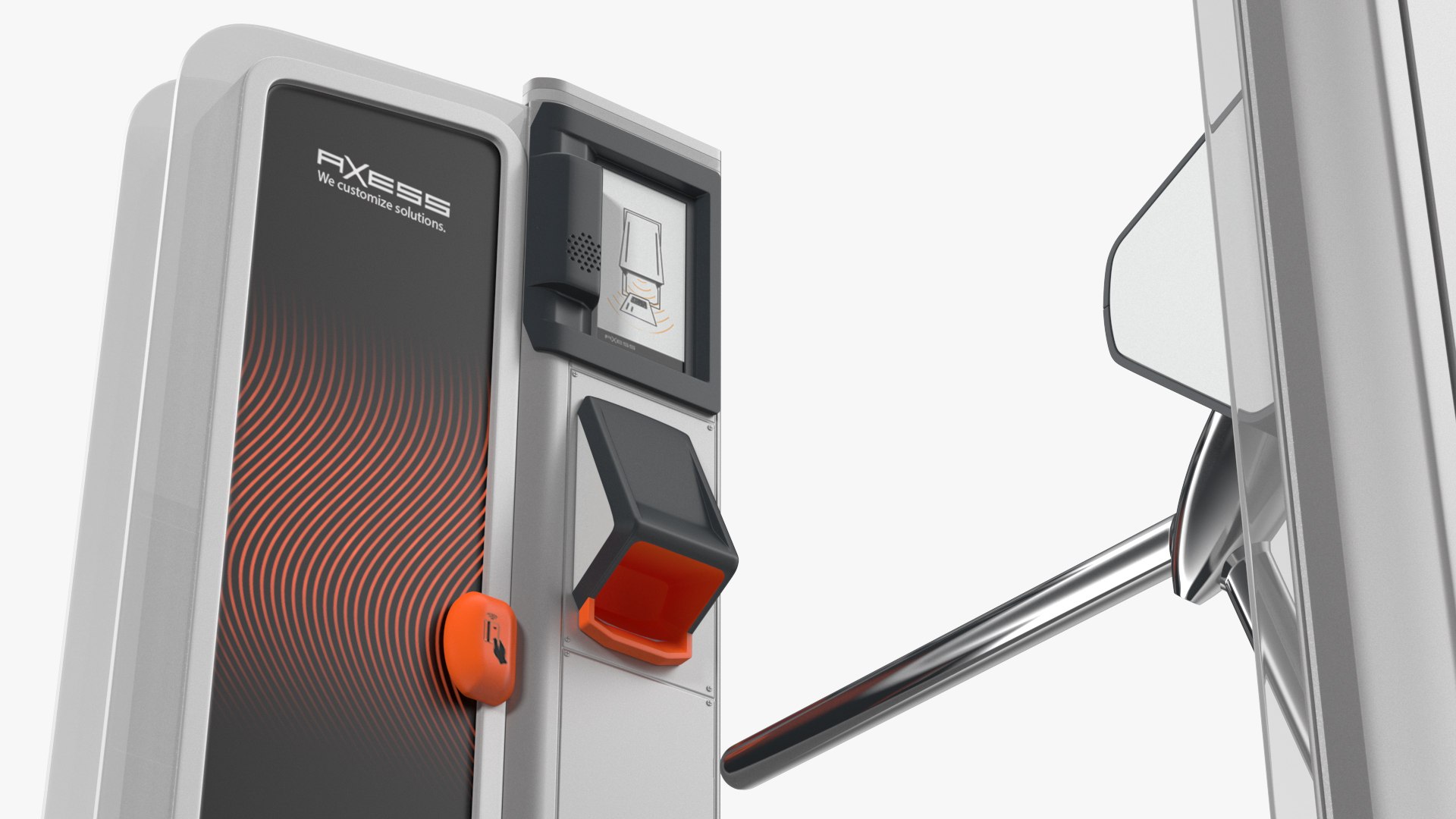 3D Axess AX500 Smart Gates Collection Model - TurboSquid 1868742