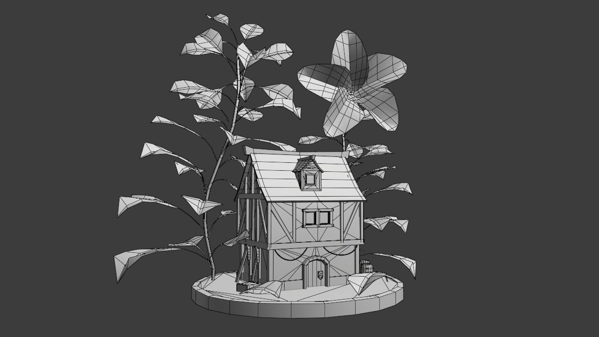 Stylized Medieval House 3D Model - TurboSquid 1759665